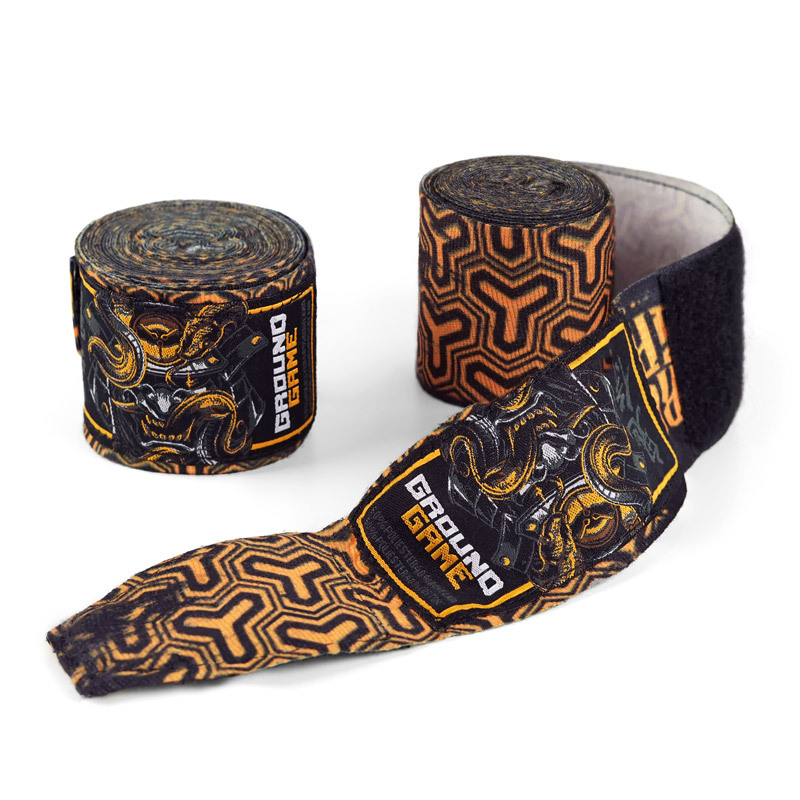 Boxing bandage wraps Ground Game SAMURAI 4 m - FighterShop